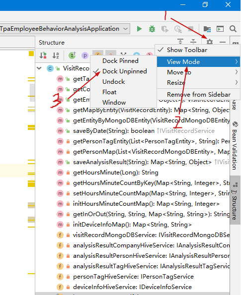 intellij idea 自动隐藏侧边栏siderbar_idea如何隐藏右边的sidebar-CSDN博客