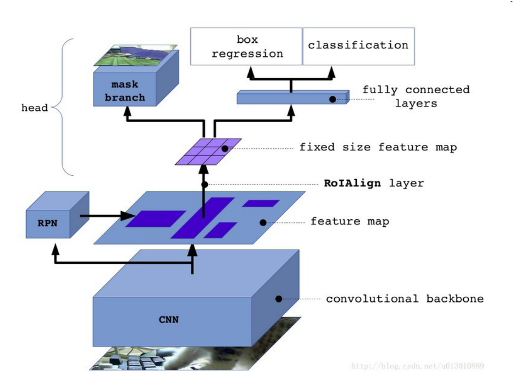 Mask R-CNN算法详解（二）_mask r-cnn 分支结构-CSDN博客