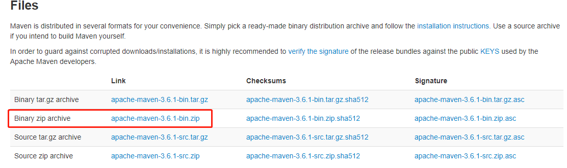 Maven官网下载bintargz和binzip以及srctargz和srczip的区别maven Src与bin区别 Csdn博客