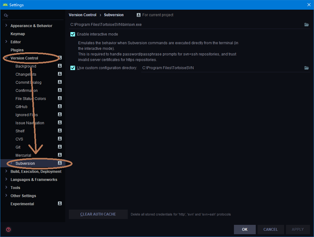 【AndroidStudio】AndroidStudio配置SVN_android studio 配置svn-CSDN博客