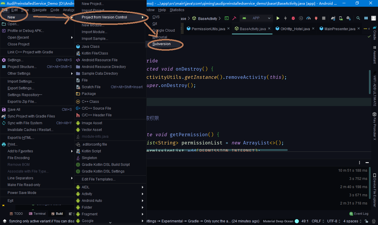 【AndroidStudio】AndroidStudio配置SVN_android studio 配置svn-CSDN博客