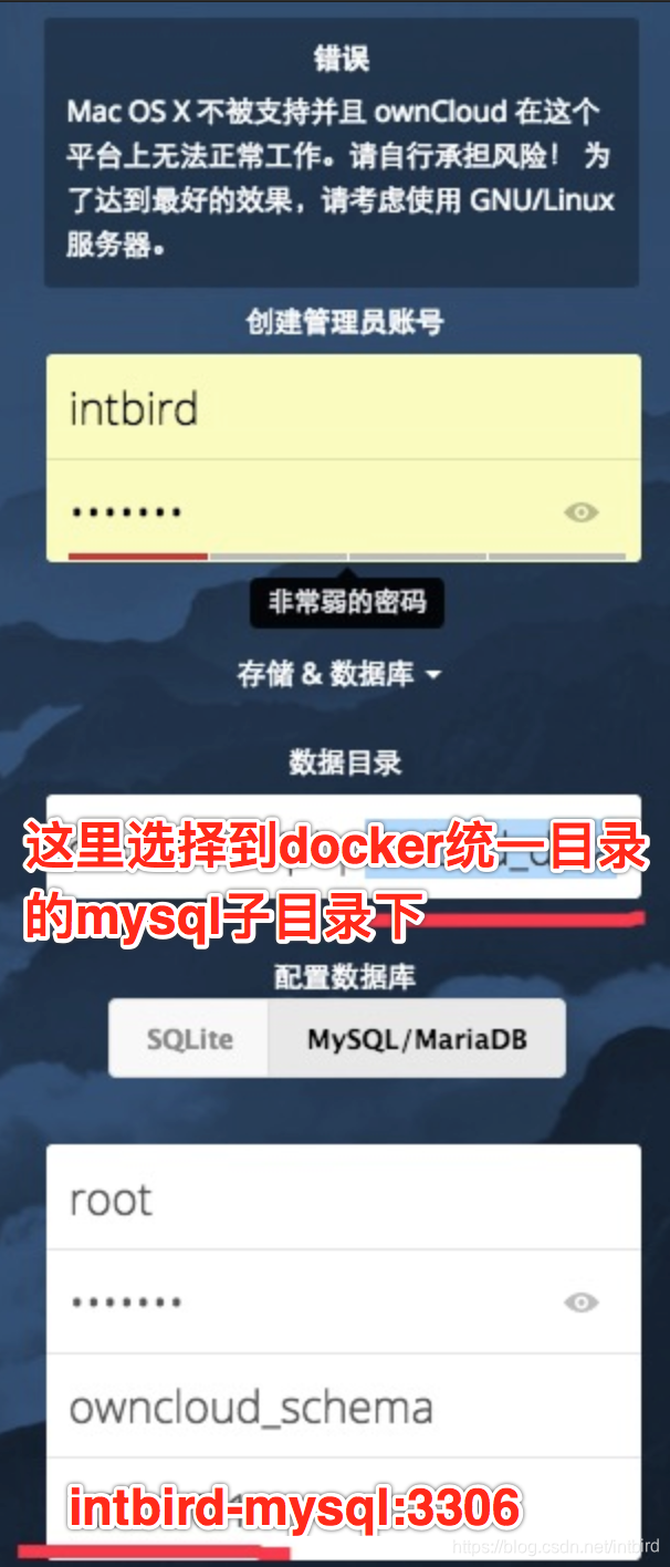 Docker容器 Docker部署 Owncloud 和 Nextcloud 容器内连接 Mysql 和 Phpmyadmin 管理 Docker下 Nextcloud连接mysql