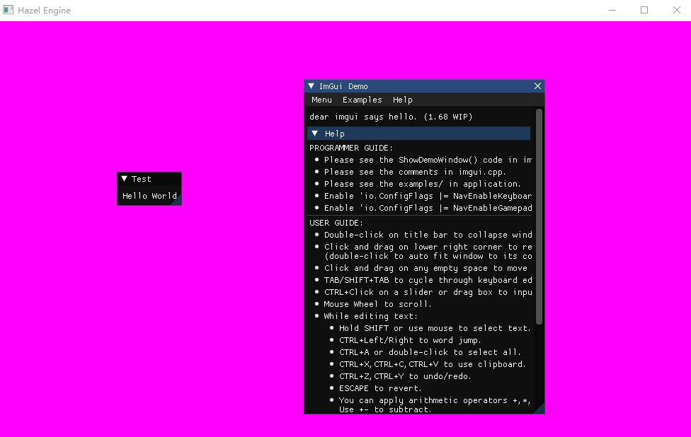 Haxel Engine learning 14 -- ImGui Docking and Viewports + Introduction to Rendering_imgui::dock ...