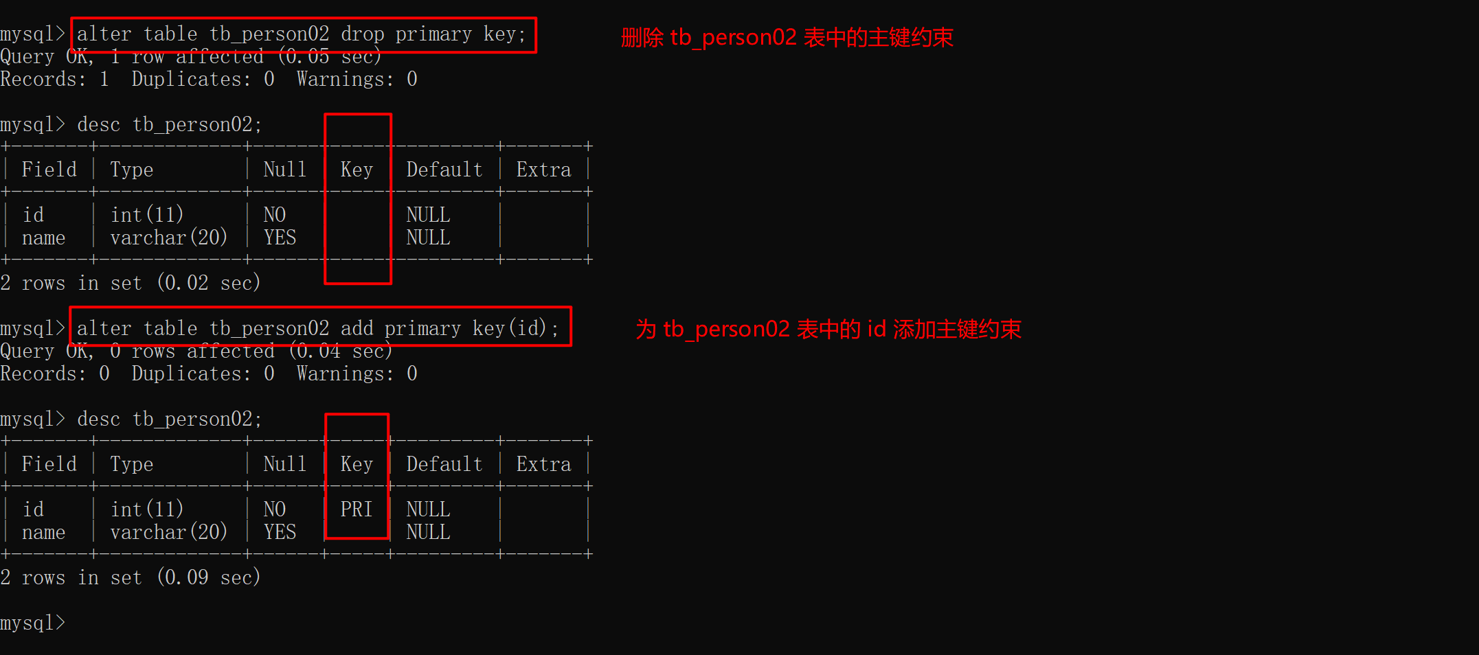 MySQL数据库表约束的详细解释——主键（primary key）、唯一（unique）、非空（not nul）、外键（foreign key）_mysql 建表主键非空唯一的含义-CSDN博客