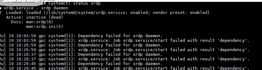 Linux xrdp 问题（解决远程访问失败问题）_linux安装xrdp windows远程说系统出错,请尝试注销并重新登录-CSDN博客
