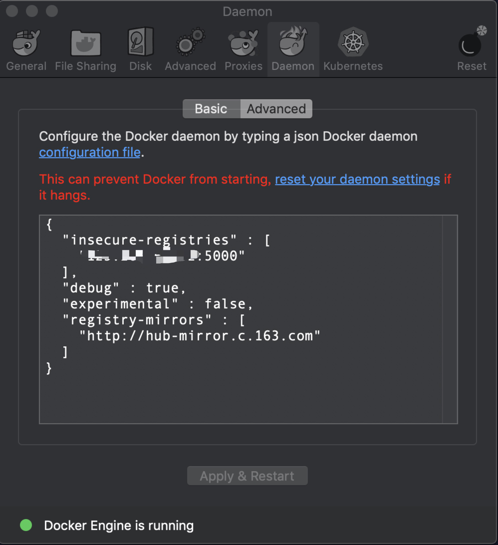 Error response from daemon: Get https://10.0.2.15:5000/v2/: http: server gave HTTP response to ...