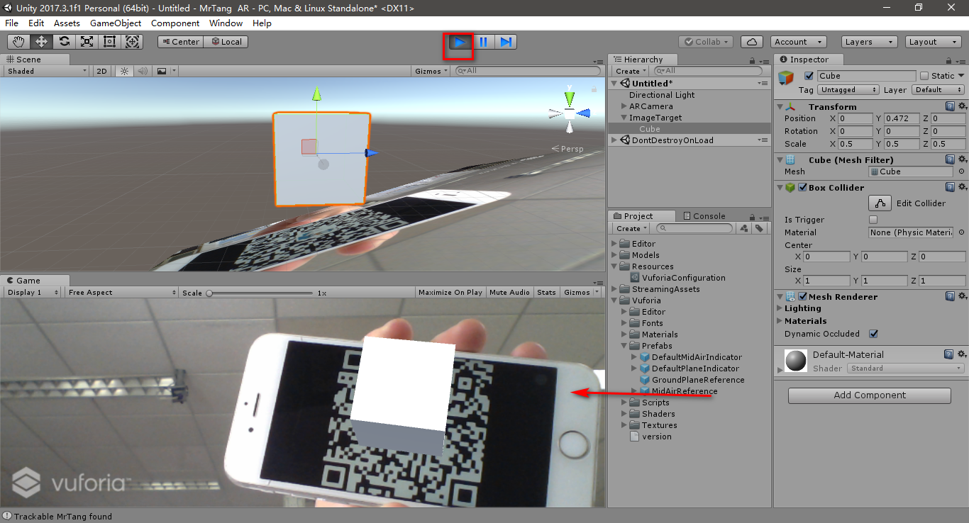 U3D Vuforia制作AR详细教程，以及Android apk、HoloLens的发布_develop. vuforia-CSDN博客