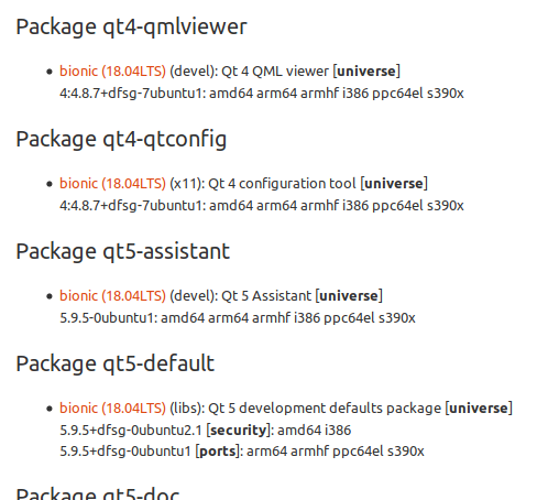 ubuntu18.04 bionic安装pcl1.8_无法定位软件包 qt-sdk-CSDN博客