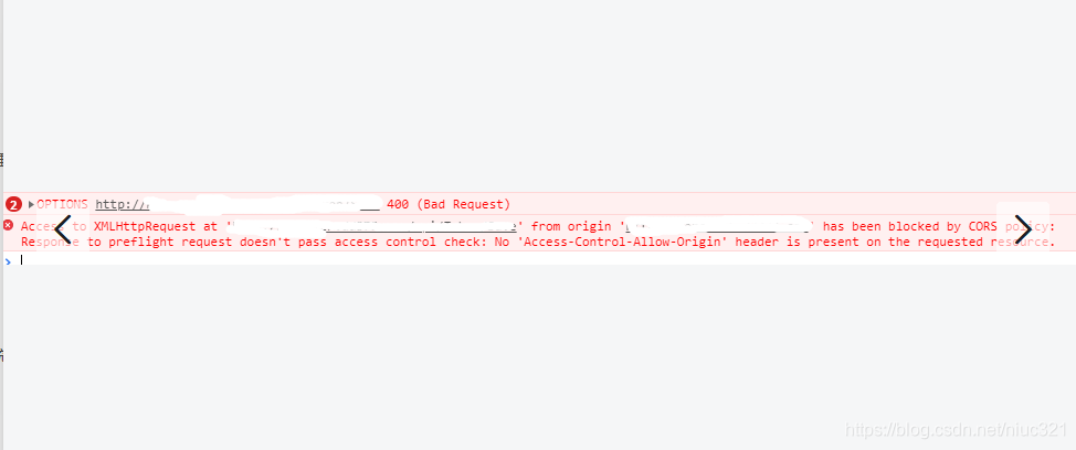 Cors跨域请求400错误的一种情况cros 400 Csdn博客