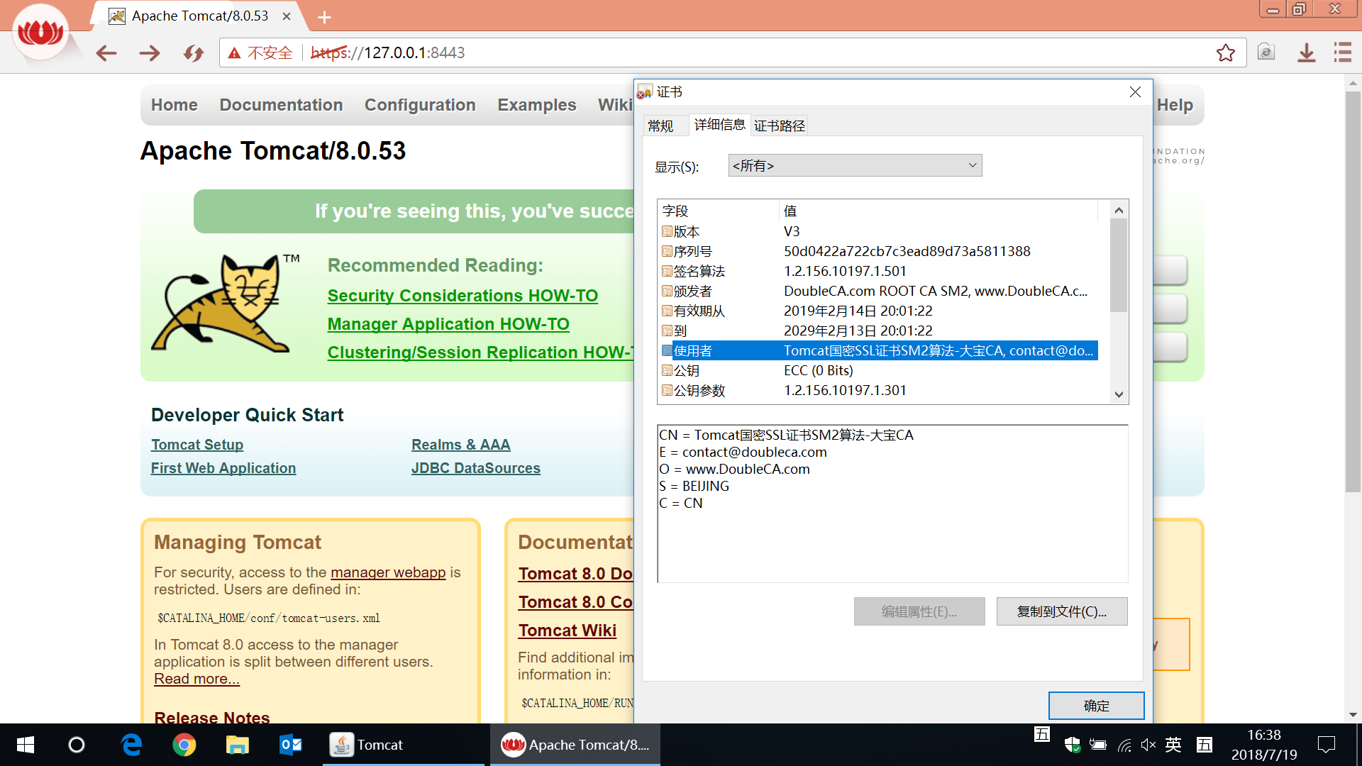 国密算法SSL安全通道Tomcat8的配置，适配360国密浏览器，密信国密浏览器，海泰红莲花国密浏览器_平安证券 国密安全通道在哪-CSDN博客