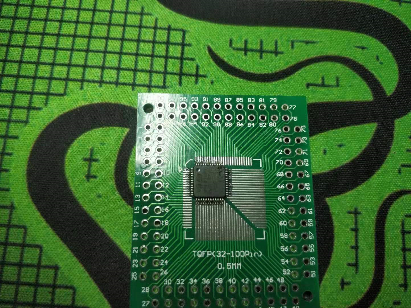 AD19——实验室焊接QFP（pitch=0.5mm）的方法(SMT钢网+热风枪=良品率100%）_qfp焊接方法-CSDN博客