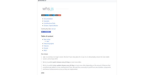 Web3D展示框架whs.js：基于Three.js的Web3d应用程序的超快3D框架-CSDN博客