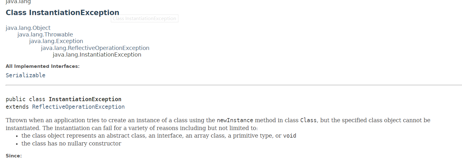 java异常：java.lang.InstantiationException最全的解决方法-CSDN博客