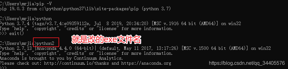 Python多个版本共存以及环境变量配置设置cmd 下为何只能选一个python Csdn博客 5501