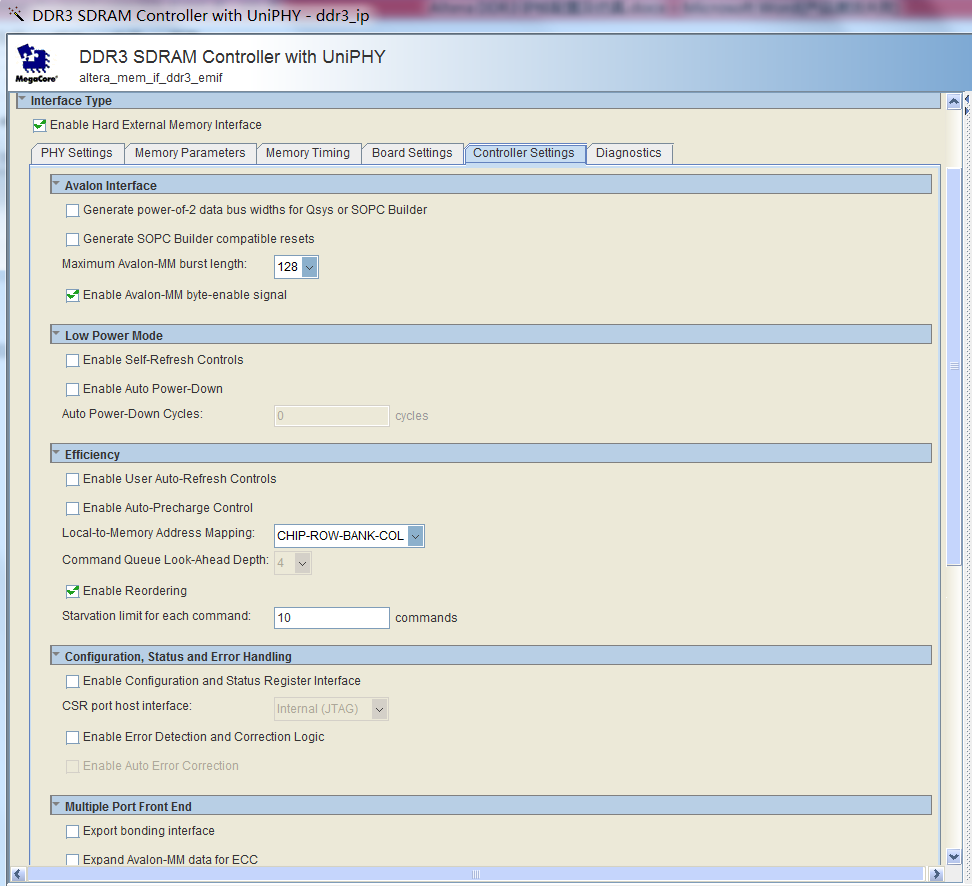 Altera DDR3 IP核配置及仿真_ddr3 ip核配置参数-CSDN博客