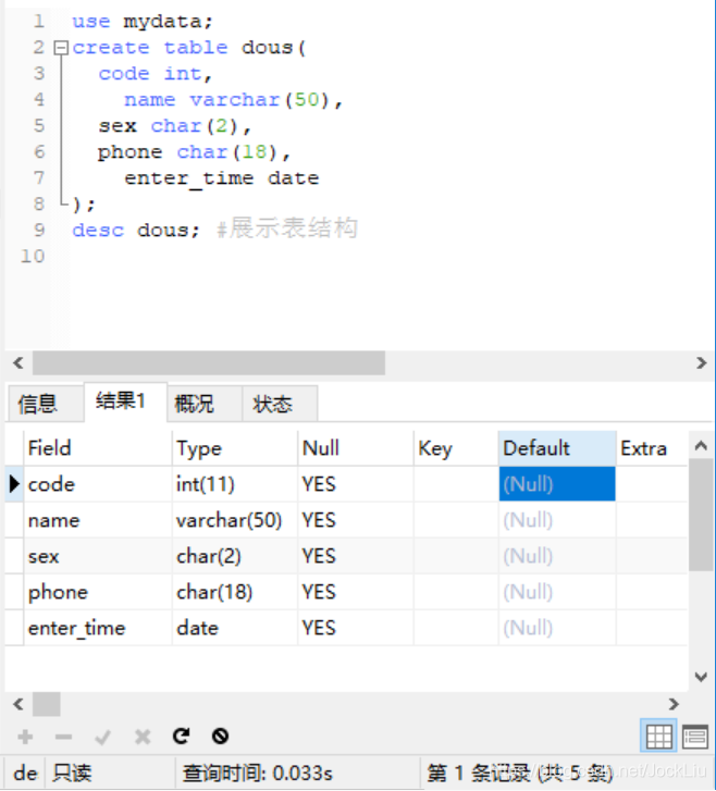 Mysqlsql创建数据库(增,删,改,查操作)jockliu的博客 Csdn博客