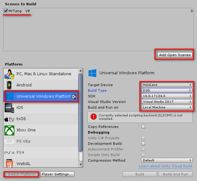U3D Vuforia制作AR详细教程，以及Android apk、HoloLens的发布_develop. vuforia-CSDN博客