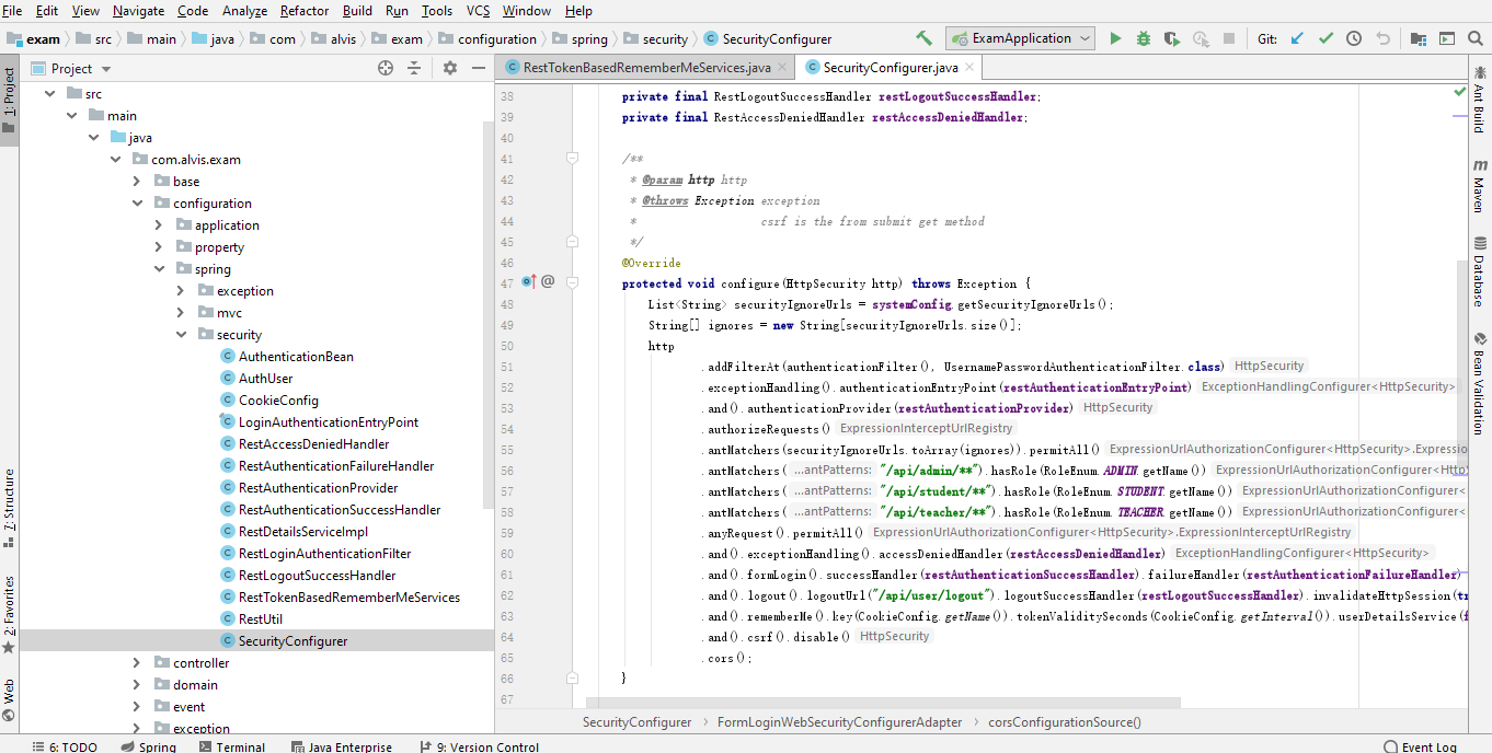 使用Spring Boot Security做Restful api后端接口登录验证包含Cookies记住用户名密码_spring ...