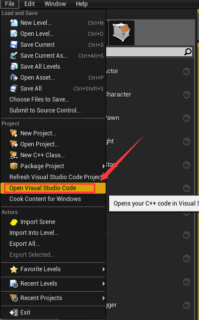 Visual Studio Code打开UE4工程的正确方式_ubuntu中vs怎么打开ue文件-CSDN博客