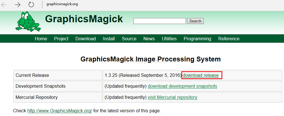 GraphicsMagick安装—学习笔记-CSDN博客