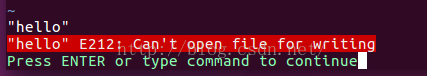 linux下错误代码E212: Can't open file for writing_nginx.conf" e212: can't open file for writing-CSDN博客
