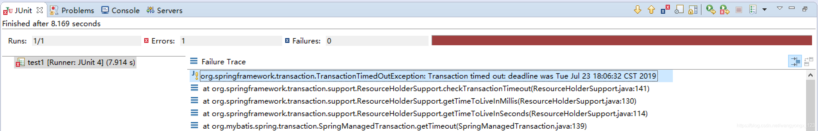 Spring框架之 Transactional注解用法 三 之timeout属性的使用 Transactional Timeout Clearlove7·11的博客 Csdn博客