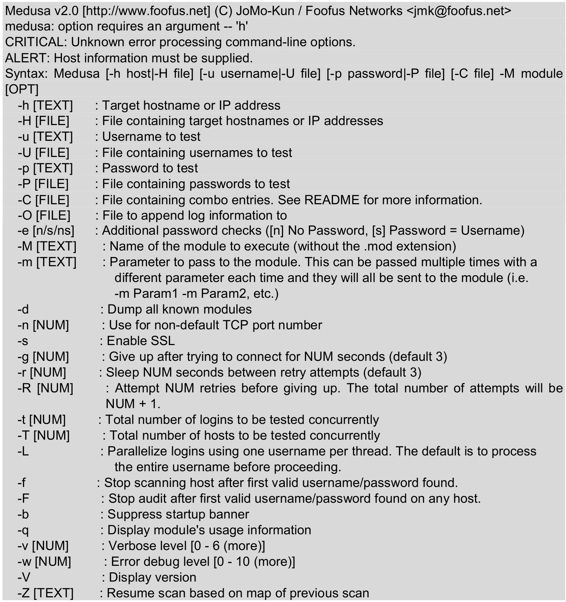 Kali-Hydra和Medusa密码在线破解_hydra plc 密码-CSDN博客