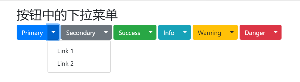 Bootstrap 下拉菜单（dropdowns）bootstrap Dropdown Csdn博客 