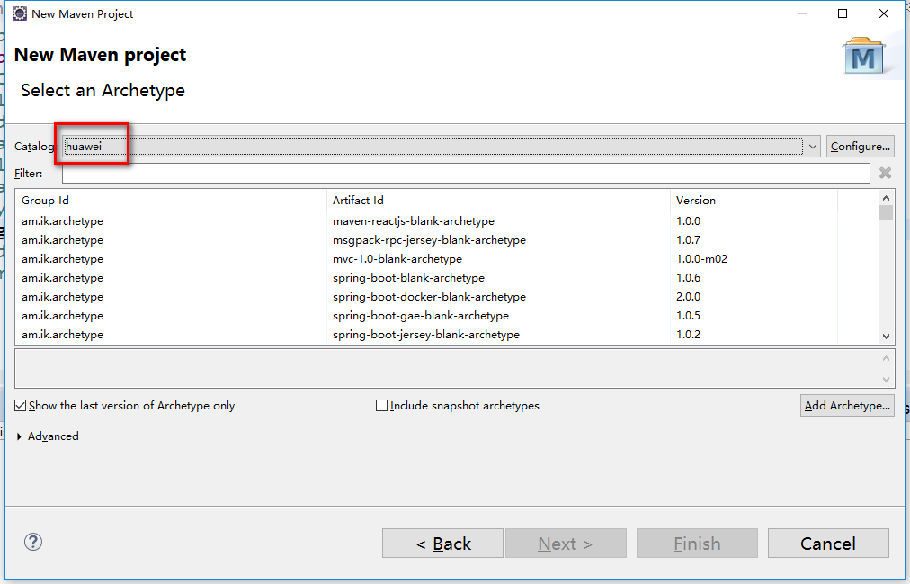 eclipse 创建maven project时候，到retrieving archetypes就卡住的问题(华为云maven仓库可解决)-CSDN博客