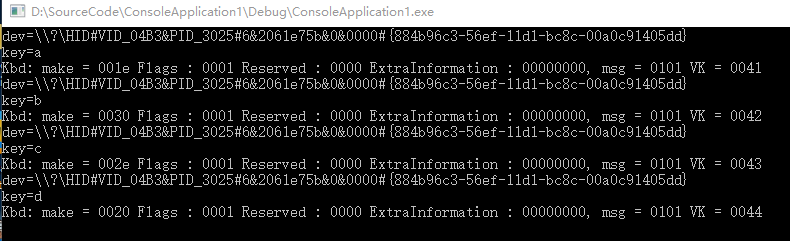 C++ 使用RAWINPUT，获取键盘原始输入，拦截键盘消息，键盘钩子_rawinputdevice-CSDN博客