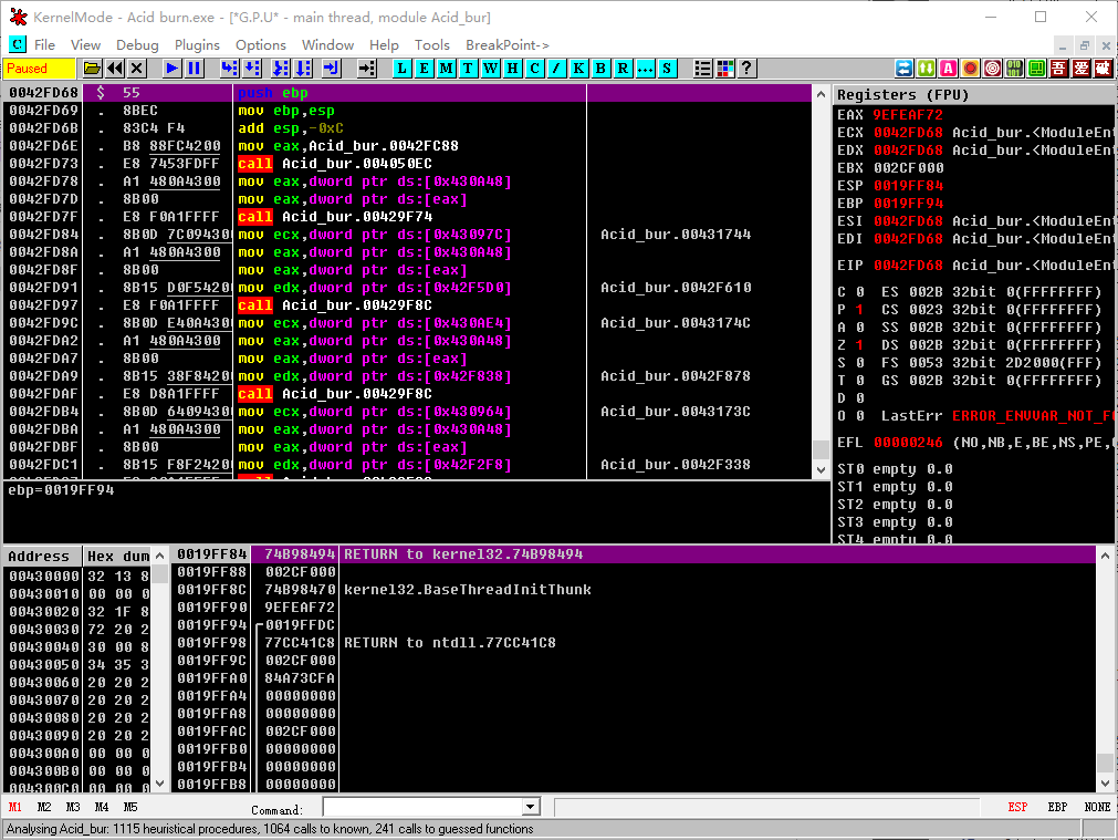 【CrackMe 实战】逆向破解实战之 001 Acid burn.exe-CSDN博客