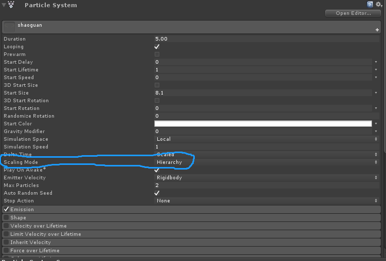 Unity 粒子特效（Particle System）大小自适应和层级的一些问题_u3d particlesystem 修改 renderer order-CSDN博客