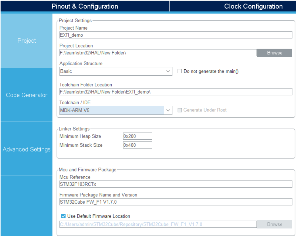 Stm32cubemx—外部中断实验stm32外部中断cube Csdn博客 