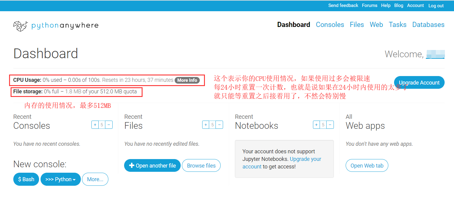 Django项目部署到pythonanywhere及需要注意的问题_login pythonanywhere-CSDN博客