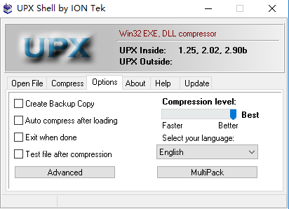 Reverse | 使用UPX对软件进行加壳_upx加壳工具-CSDN博客