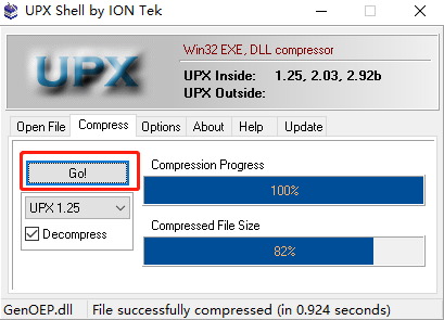 Reverse | 使用UPX对软件进行加壳_upx加壳工具-CSDN博客
