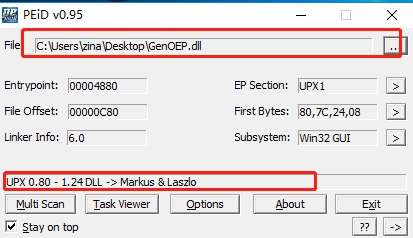 Reverse | 使用UPX对软件进行加壳_upx加壳工具-CSDN博客