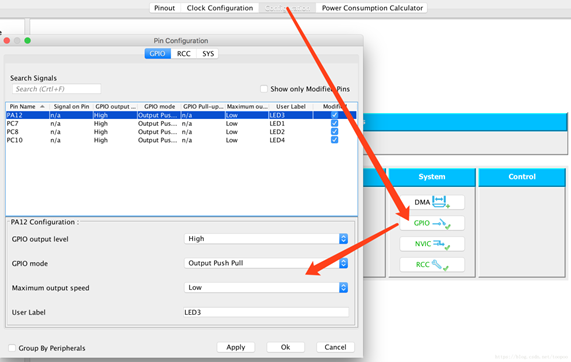 基于STM32Cubemx的STM32f107vct6代码生成教程，实验二GPIO跑马灯及外部外部中断_stm32f107 gpio-CSDN博客
