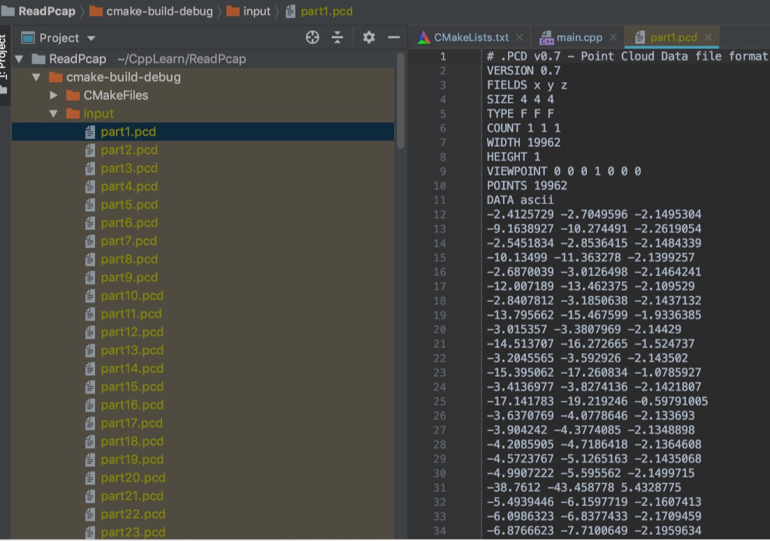 Velodyne雷达.PCAP文件转PCL点云格式文件(.PCD)_雷达图像转换成点云数据-CSDN博客