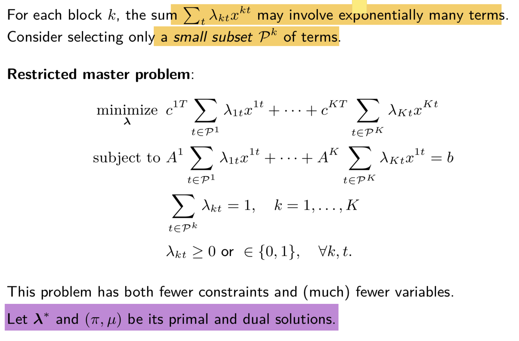 Dantzig-Wolfe分解-CSDN博客