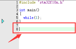 ..\user\main.c(6): warning: #1-D: last line of file ends without a newline_#1-d:文件的最后一行结束时没有换行符 ...