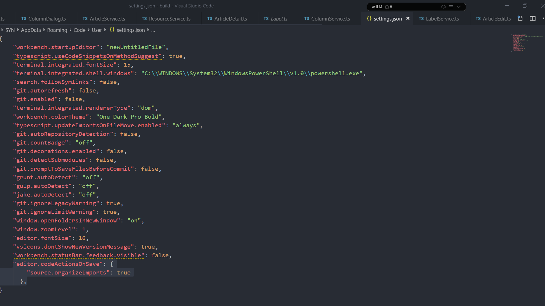 vscode 自动整理所有引用import 不依赖插件_source.organizeimports-CSDN博客