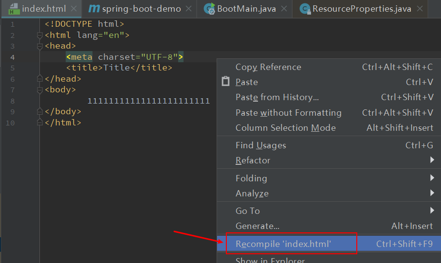 Spring Boot 静态资源不重启刷新，自定义配置_springboot 刷新静态资源-CSDN博客