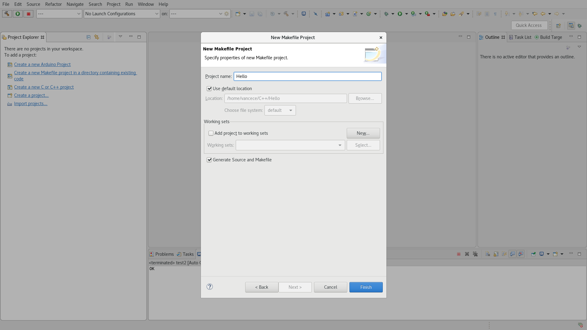 Eclipse创建C++工程并解决“Symbol 'std' could not be solved”_vancece的博客-CSDN博客