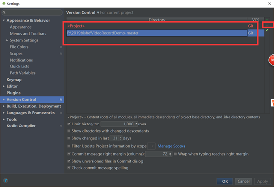 导入项下载的项目，Invalid VCS root mappings The following directories are registered as VCS roots-CSDN博客