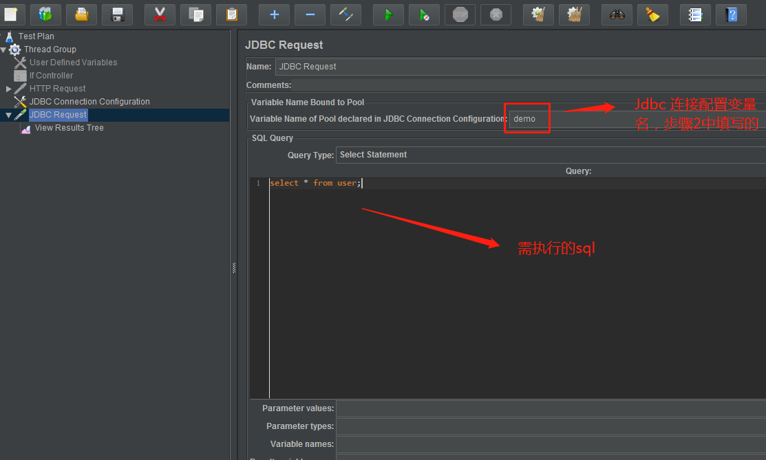 jmeter测试数据库服务--JDBC Request_jdbc requestplugin-CSDN博客
