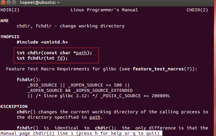 第三十一节 Linux系统编程- Linux系统编程管理文件和目录-chdir改变当前目录（七）_--chdir=$pwd-CSDN博客