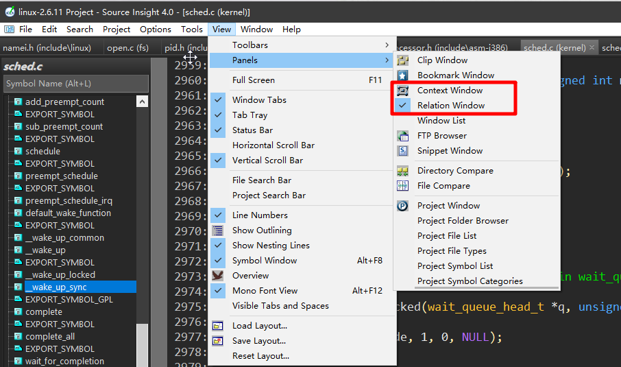 SourceInsigt主题美化（仿VS黑色主题）和实用技巧总结_source insight美化-CSDN博客
