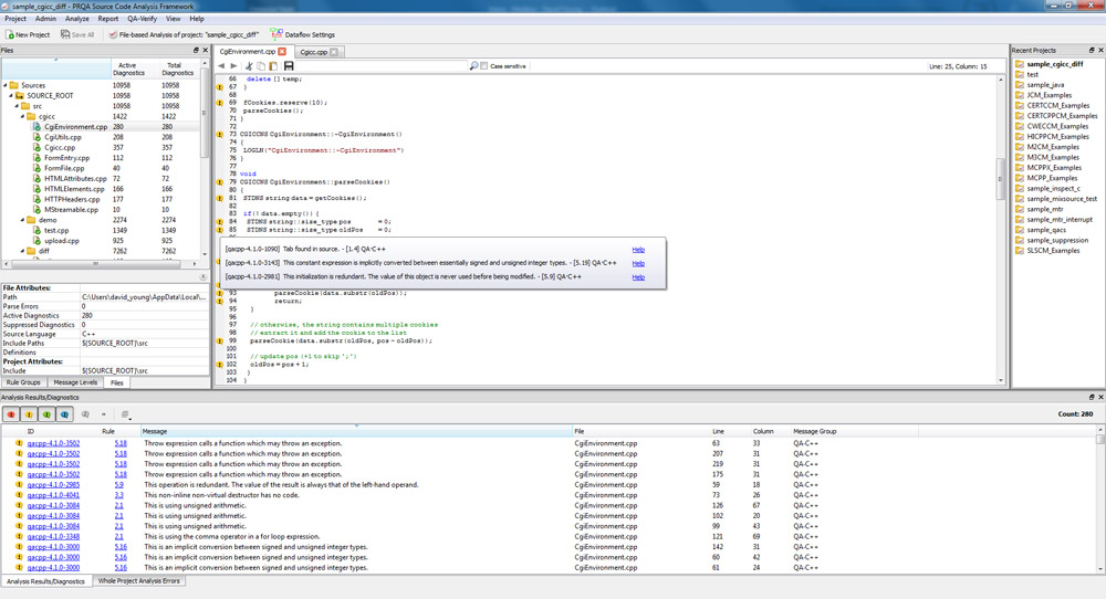 Qac Qac Software Code Static Test Analysis Tool Programmer Sought