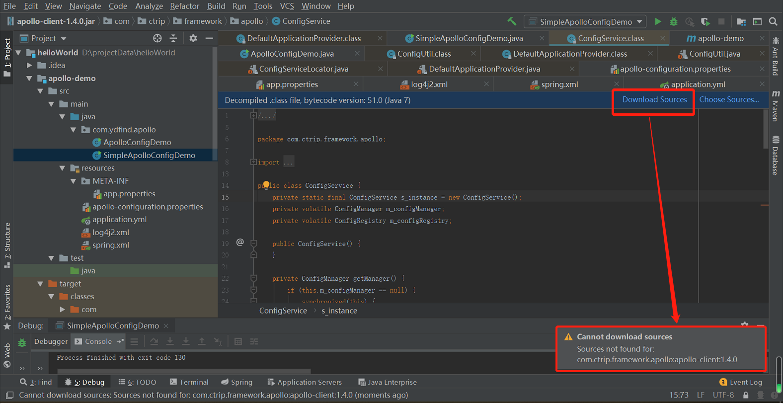 IDEA报错Cannot download sources解决方法_quarkus idea error: cannot download bad request > -CSDN博客
